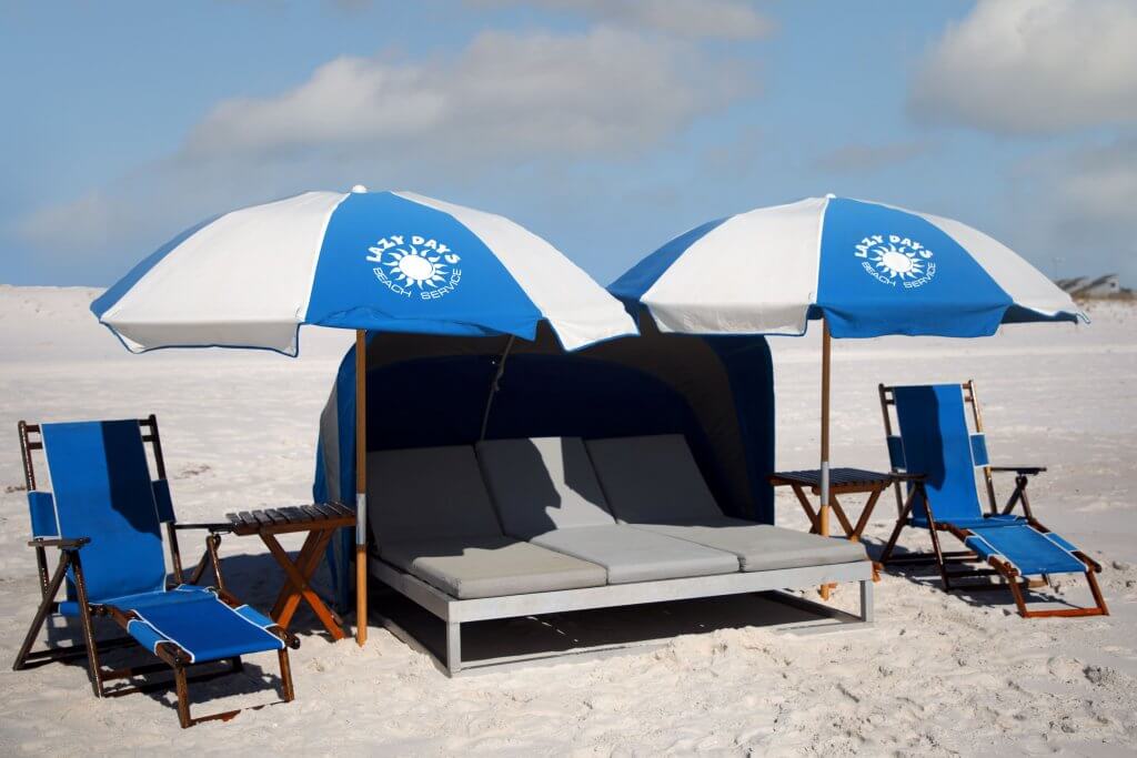 Luxury Day Bed - Lazy Days Beach Service